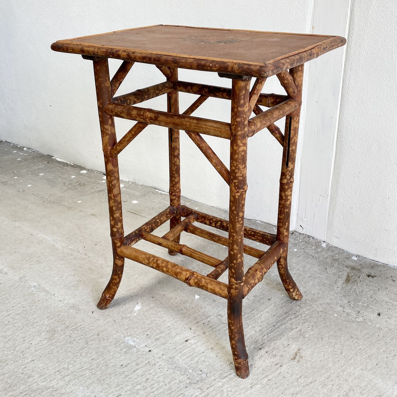 Vintage Bamboo Side Table - Vintage Bamboo - Indigo Sprout